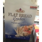 Forrelli Flat Bread, Crackers, Original With Sea Salt: Calories ...