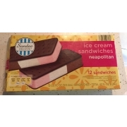 Sundae Shoppe Ice Cream Sandwich Neapolitan: Calories, Nutrition ...