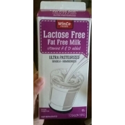 Winco Foods Lactose Free Fat Free Milk: Calories, Nutrition Analysis ...