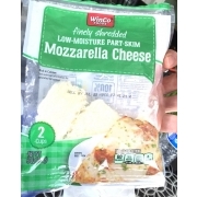 Winco Foods Finely Shredded, Low Moistured Part Skim Mozzarella Cheese ...
