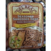 Del Real Seasoned Shredded Beef, Carne Deshebrada: Calories, Nutrition ...