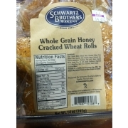Schwartz Brothers Bakery Whole Grain Honey Cracked Wheat Rolls ...