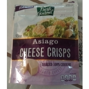 Fresh Gourmet Asiago Cheese Crisps: Calories, Nutrition Analysis & More ...