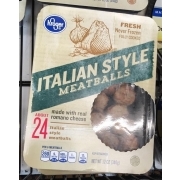 Kroger Italian Style Meatballs: Calories, Nutrition Analysis & More ...