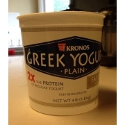 Kronos Greek Yogurt, Plain: Calories, Nutrition Analysis & More | Fooducate