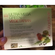 Ultra Mega Vegetarian, Green Foods Multivitamin Formula: Calories ...