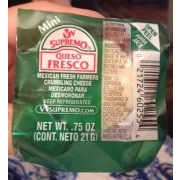 V V Supremo Queso Fresco Cheese: Calories, Nutrition Analysis & More ...