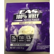 Eas 100% Whey Protein Powder, Vanilla Flavor: Calories, Nutrition ...