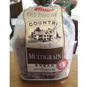 Shaw's Old Fashioned Country Hearty Multigrain Bread: Calories ...
