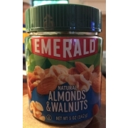 Emerald Natural Almonds & Walnuts: Calories, Nutrition Analysis & More ...