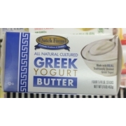 Dutch Farms All Natural Cultured Greek Yogurt, Butter: Calories ...
