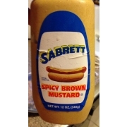 Sabrett Spicy Brown Mustard: Calories, Nutrition Analysis & More ...