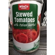 Winco Foods Stewed Tomatoes, With Italian Herbs: Calories, Nutrition ...