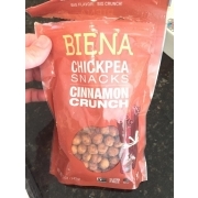 Biena Chickpea Snacks, Cinnamon Crunch: Calories, Nutrition Analysis ...