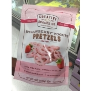Creative Snack Co Strawberry Yogurt Pretzels: Calories, Nutrition ...