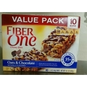 Fiber One Oats & Chocolate Flavored Chewy Bars: Calories, Nutrition ...