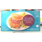 Simply Balanced All Natural Chicken Burgers: Calories, Nutrition ...