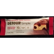Detour Simple Salted Caramel Cookie Dough, Whey Protein Bar: Calories ...
