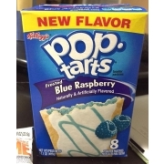 Pop-Tarts Toaster Pastries, Frosted Blue Raspberry: Calories, Nutrition ...