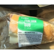 Meijer Italian Sub On White: Calories, Nutrition Analysis & More ...