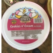 First Street Cookies N' Cream Ice Cream: Calories, Nutrition Analysis ...