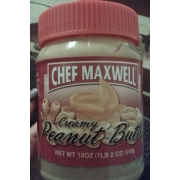 Chef Maxwell Creamy Peanut Butter: Calories, Nutrition Analysis & More ...