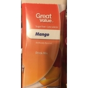 Great Value Drink Mix, Mango: Calories, Nutrition Analysis & More ...