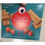 Simply Balanced Strawberry Fruit And Grain Bars: Calories, Nutrition ...