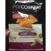 Pop Corners Sweet Chili, Popped Corn Chips: Calories, Nutrition ...