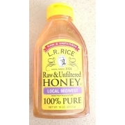 L.R. Rice Raw And Unfiltered Honey, 100% Pure: Calories, Nutrition ...
