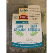 Earthbound Farm Organic Baby Spinach: Calories, Nutrition Analysis ...