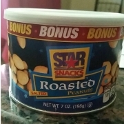 Star Snacks Roasted Peanuts, Salted: Calories, Nutrition Analysis ...