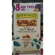 Nature Valley Simple Nut Bar, Almond, Cashew And Sea Salt: Calories ...