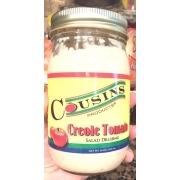 Cousins Products Creole Tomato, Salad Dressing: Calories, Nutrition ...