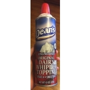 Dean's Ultra Pasteurized Original Dairy Whipped Topping: Calories ...