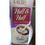 Coburn Farms Half And Half: Calories, Nutrition Analysis & More | Fooducate