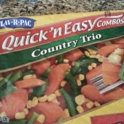 Flav R Pac Vegetable Blends, Country Trio, Quick'n Easy: Calories ...