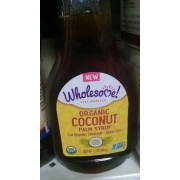 Wholesome Organic, Coconut Palm Syrup: Calories, Nutrition Analysis ...