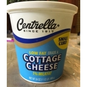 Centrella Since 1917 Small Curd, Low Fat, Cottage Cheese: Calories ...