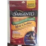 Sargento Reduced Fat, Mild Cheddar Cheese: Calories, Nutrition Analysis ...