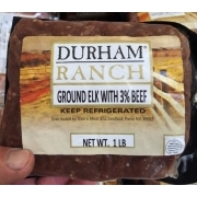 Durham Ranch, Ground Elk With 3% Beef: Calories, Nutrition Analysis ...
