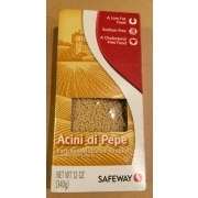 Safeway Pasta, Acini Di Pepe: Calories, Nutrition Analysis & More ...