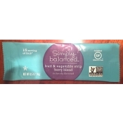 Simply Balanced Fruit And Vegetable Strip Berry Blend: Calories ...