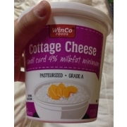 Winco Foods Cottage Cheese, Small Curd: Calories, Nutrition Analysis ...