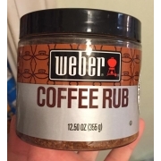 Weber Coffee Rub: Calories, Nutrition Analysis & More | Fooducate