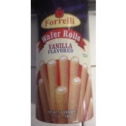 Forrelli Wafer Rolls, Vanilla Flavored: Calories, Nutrition Analysis ...