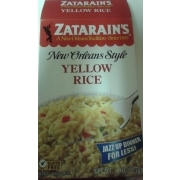 Zatarain's New Orleans Style Yellow Rice: Calories, Nutrition Analysis ...