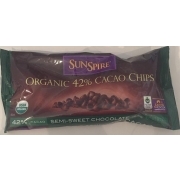 SunSpire Chocolate Chips, Organic, Semi-Sweet: Calories, Nutrition ...