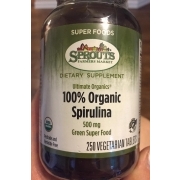 Sprouts Farmers Market 100% Organic Spirulina, Dietary Supplement ...