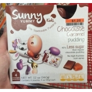 Sunny Yummy The Squeezable Pudding, Chocolate Caramel: Calories ...